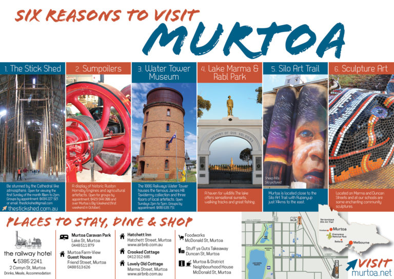 Six very good reasons to visit Murtoa - and there are more as well ...